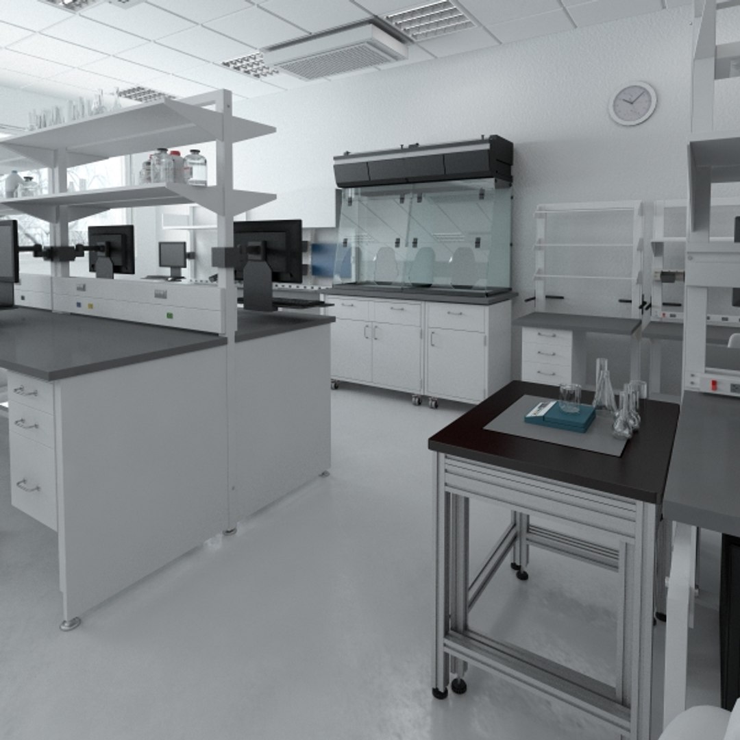 3d Scene Big Hd Laboratory