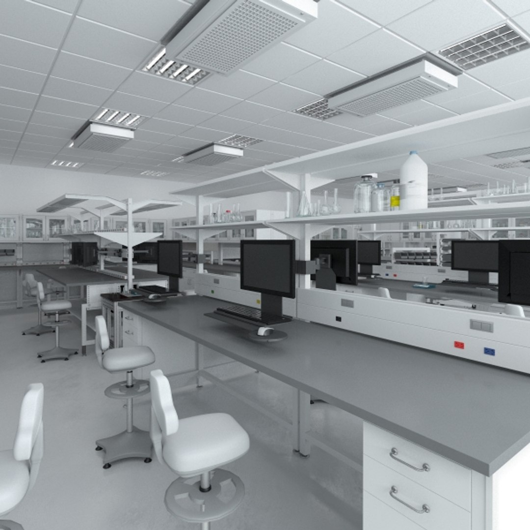 3d Scene Big Hd Laboratory