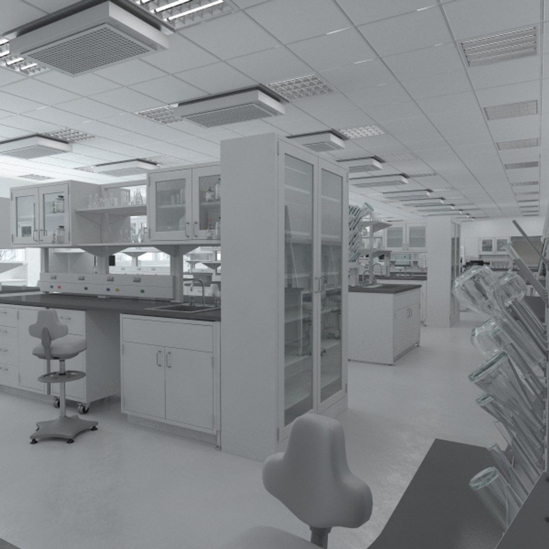 3d Scene Big Hd Laboratory