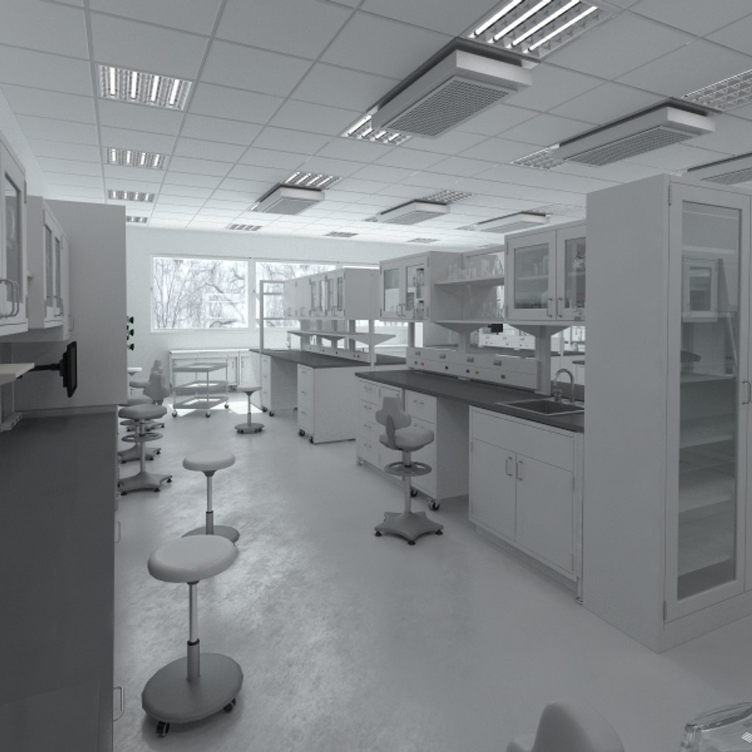 3d Scene Big Hd Laboratory