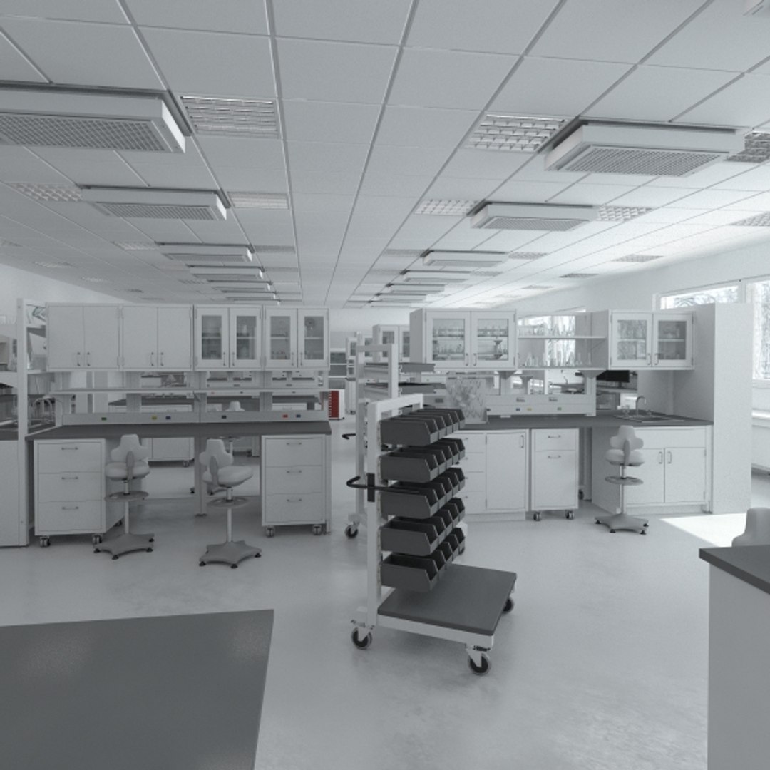 3d Scene Big Hd Laboratory