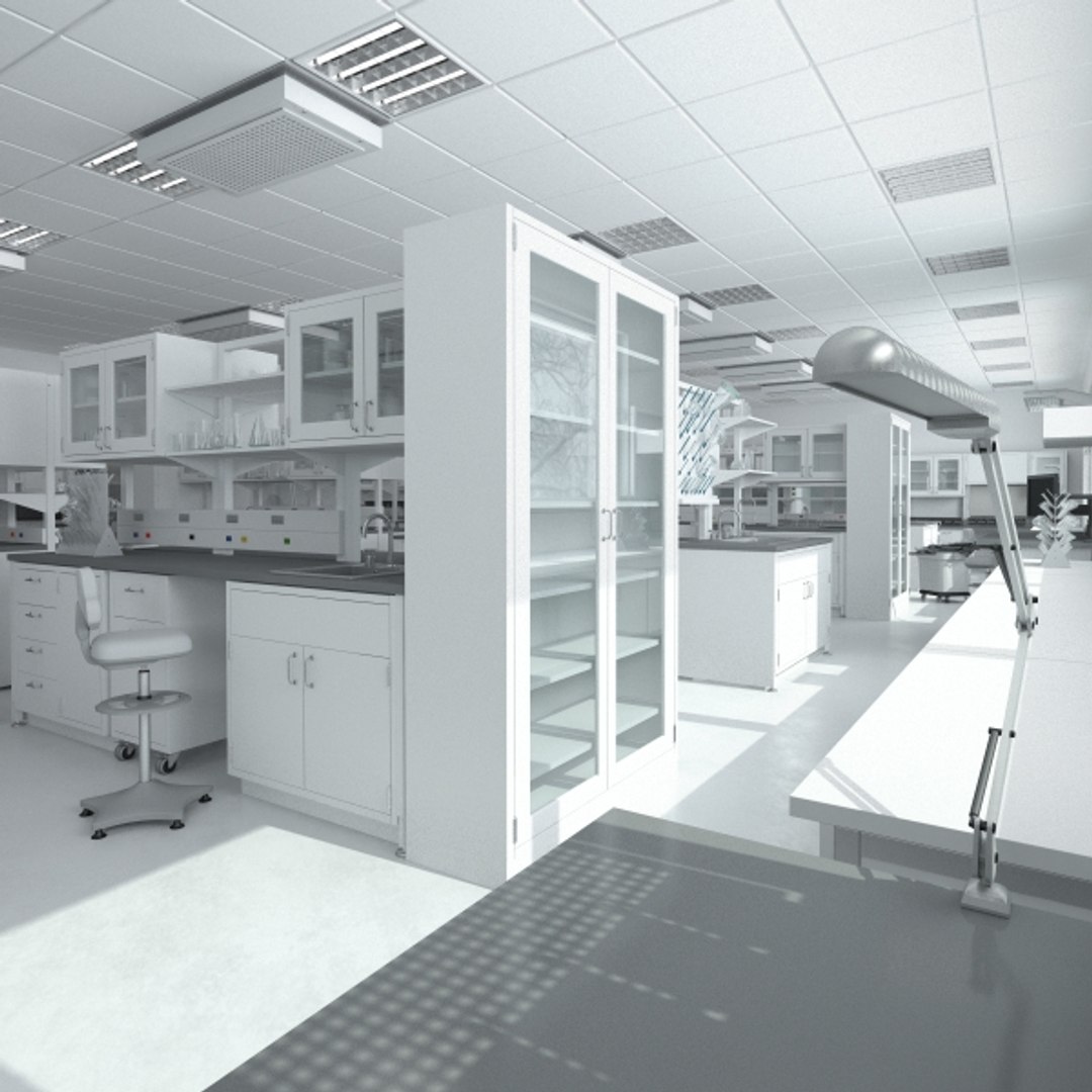 3d Scene Big Hd Laboratory