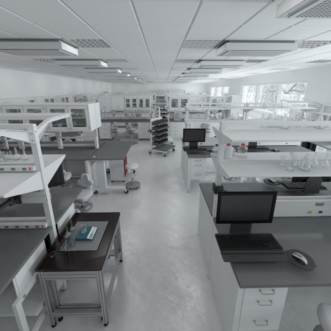 3d Scene Big Hd Laboratory