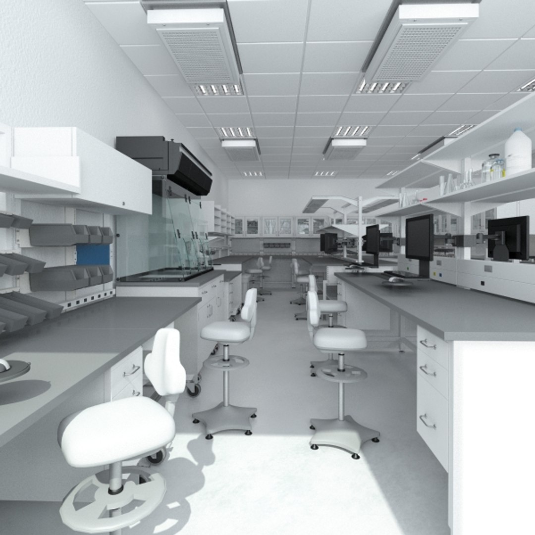 3d Scene Big Hd Laboratory