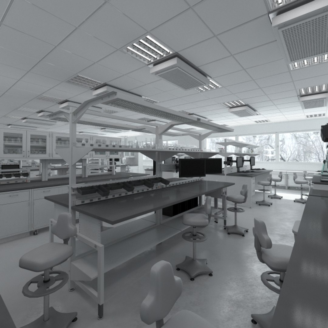 3d Scene Big Hd Laboratory