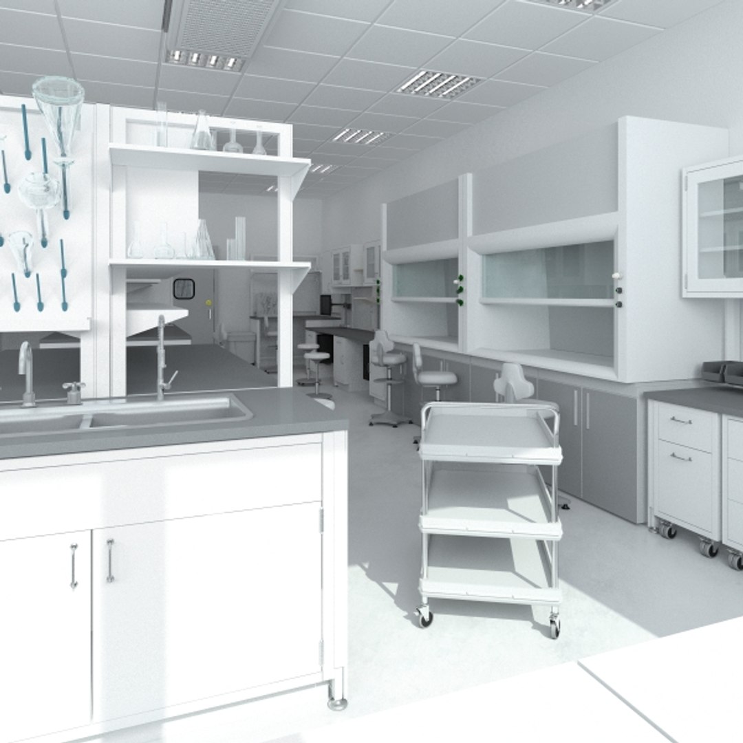 3d Scene Big Hd Laboratory