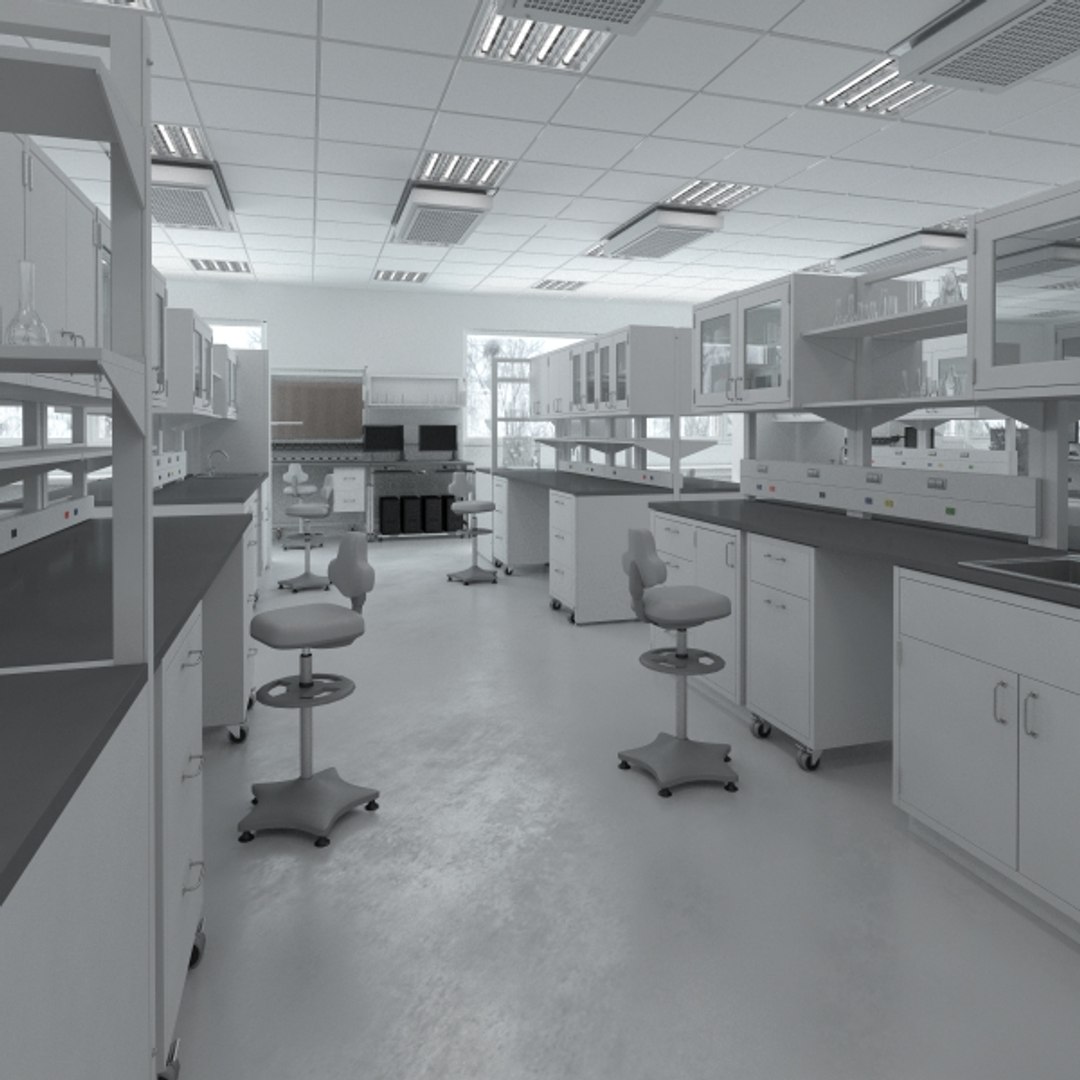3d Scene Big Hd Laboratory