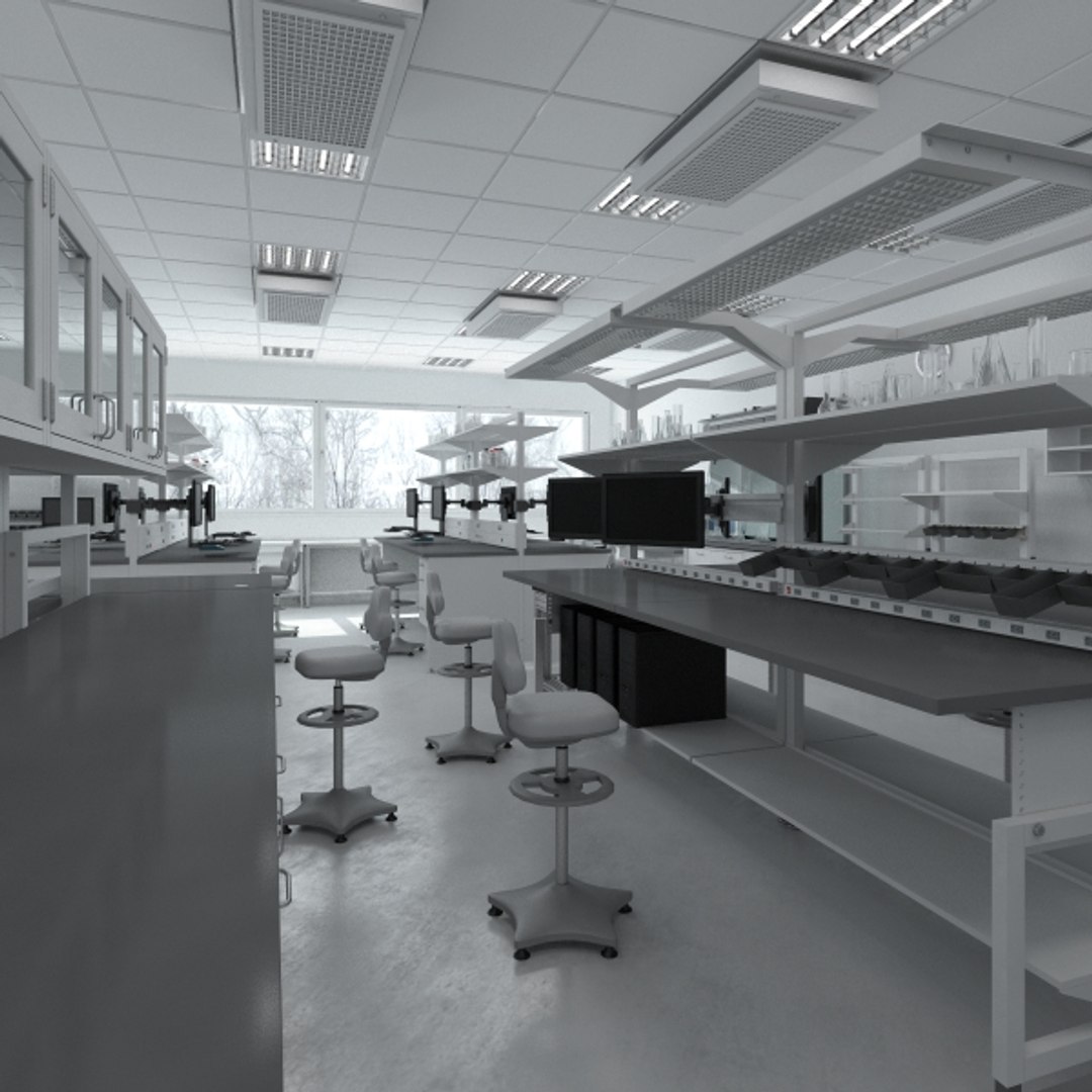 3d Scene Big Hd Laboratory