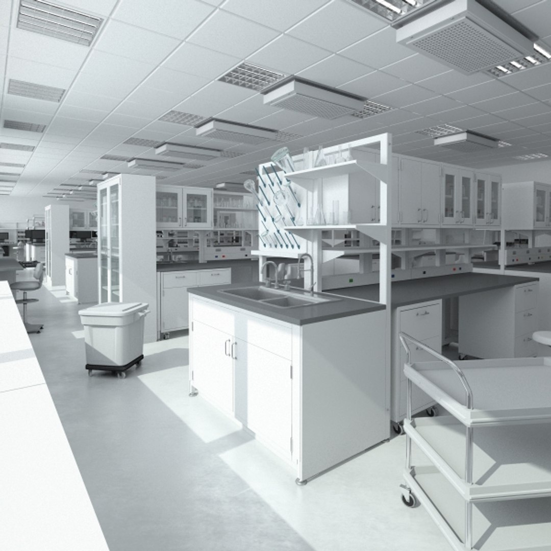 3d Scene Big Hd Laboratory