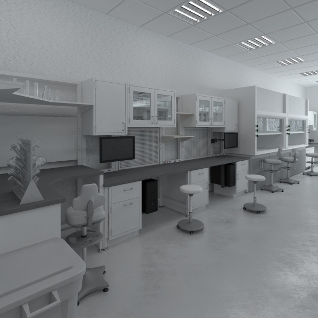 3d Scene Big Hd Laboratory