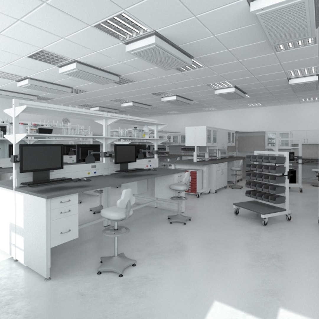 3d Scene Big Hd Laboratory