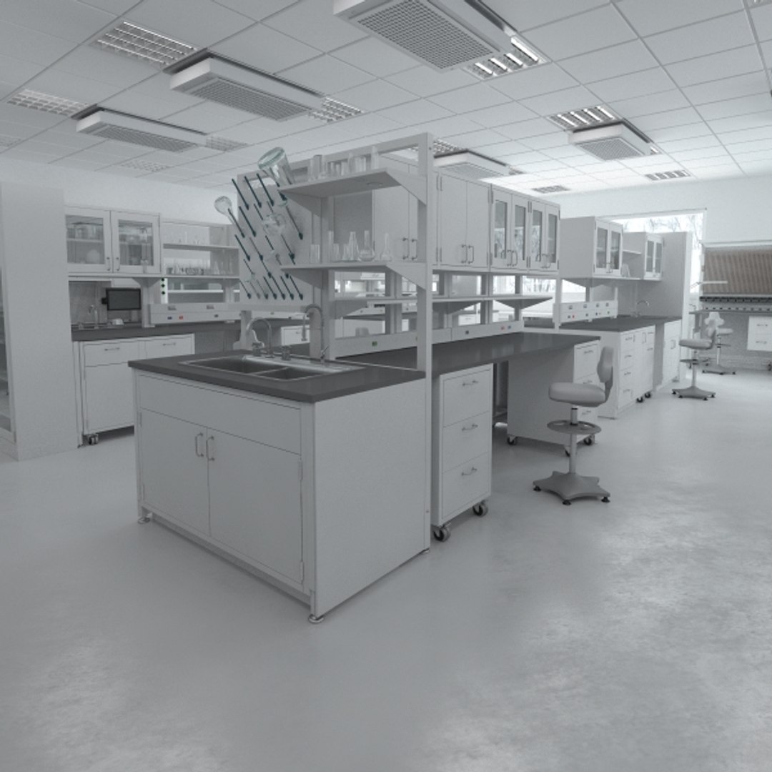3d Scene Big Hd Laboratory