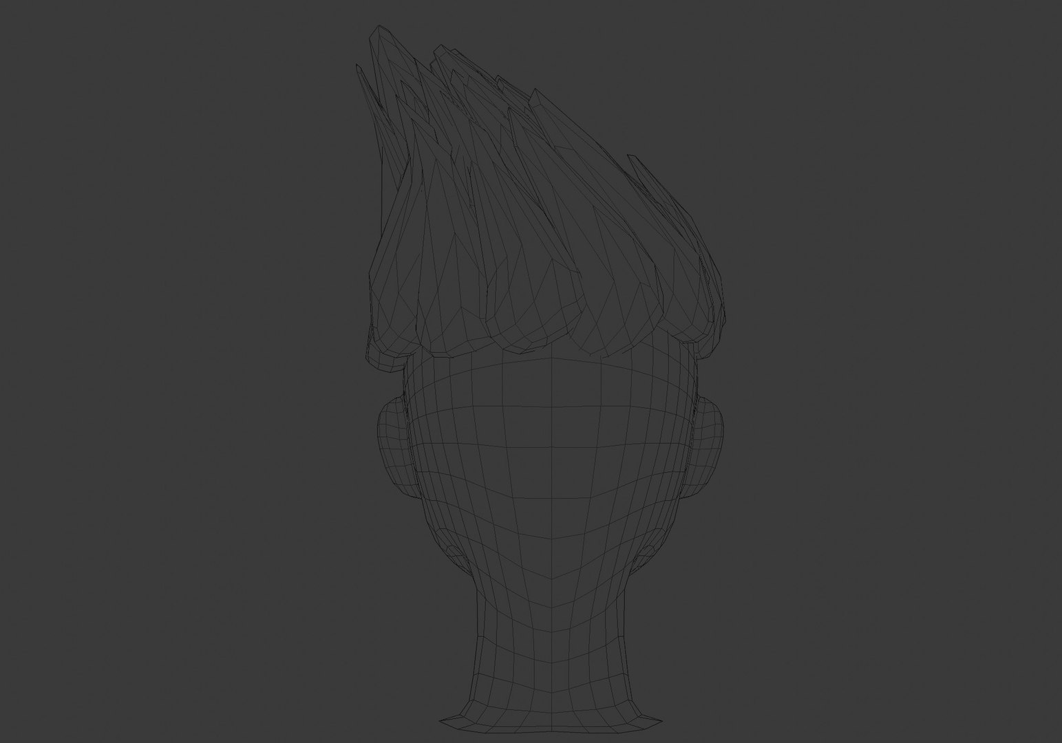 3D Up Sharp Hairstyle - TurboSquid 1931906