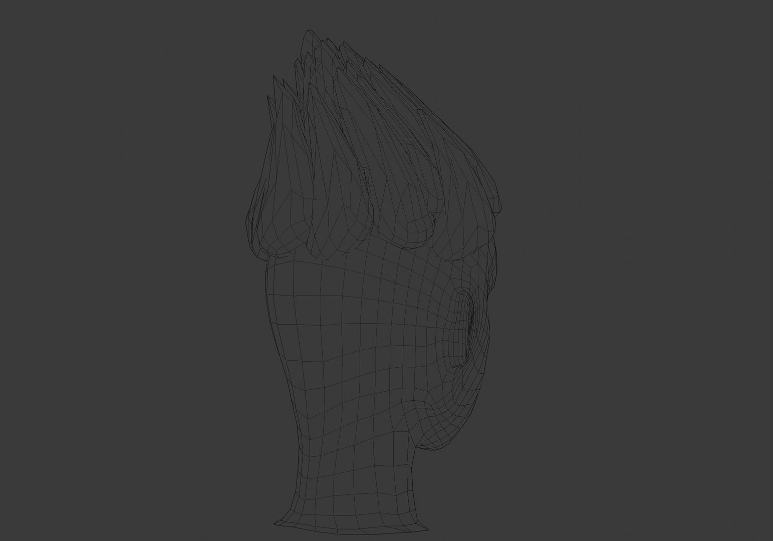 3D Up Sharp Hairstyle - TurboSquid 1931906
