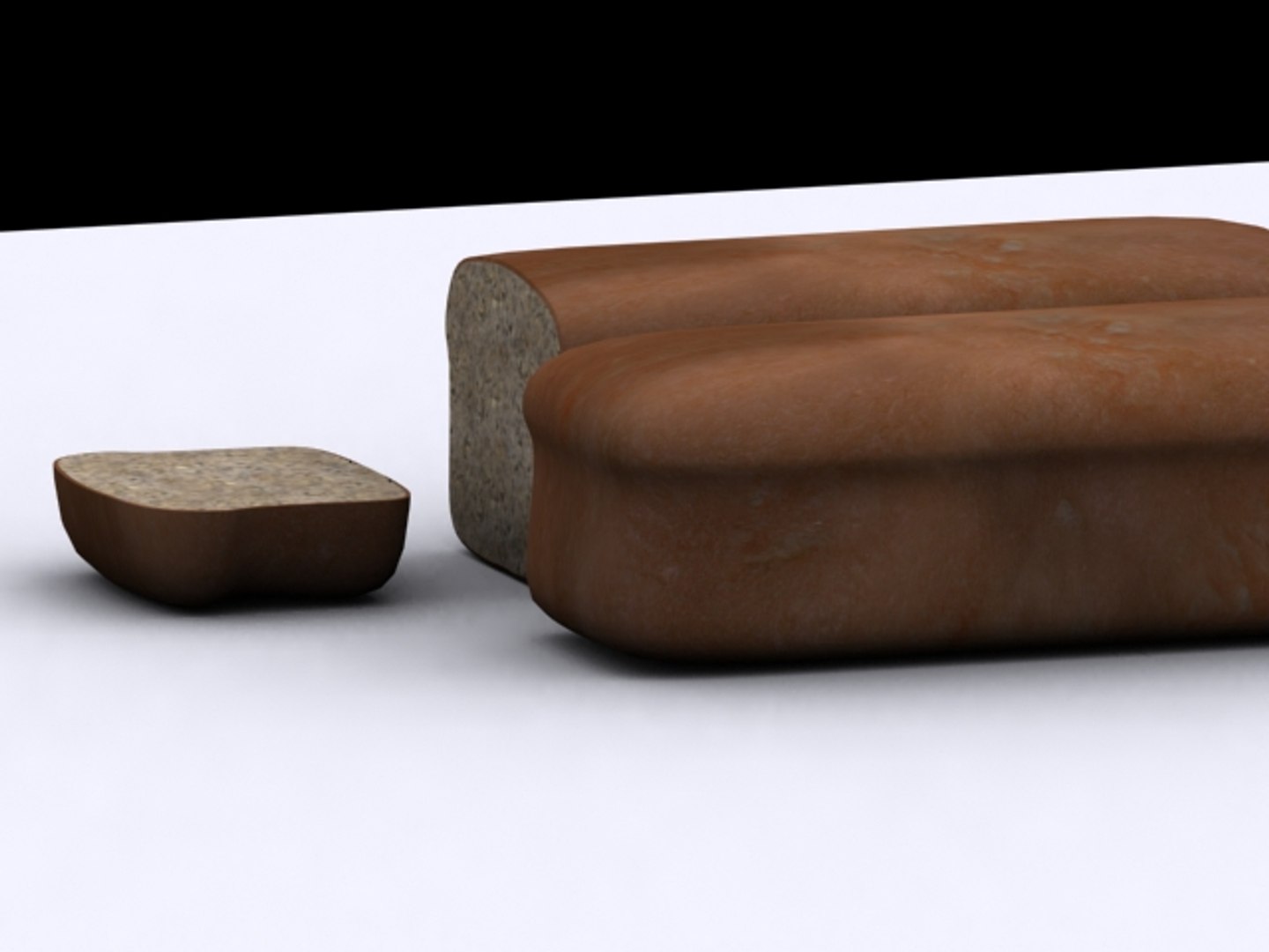 3d Model Bread Loaf