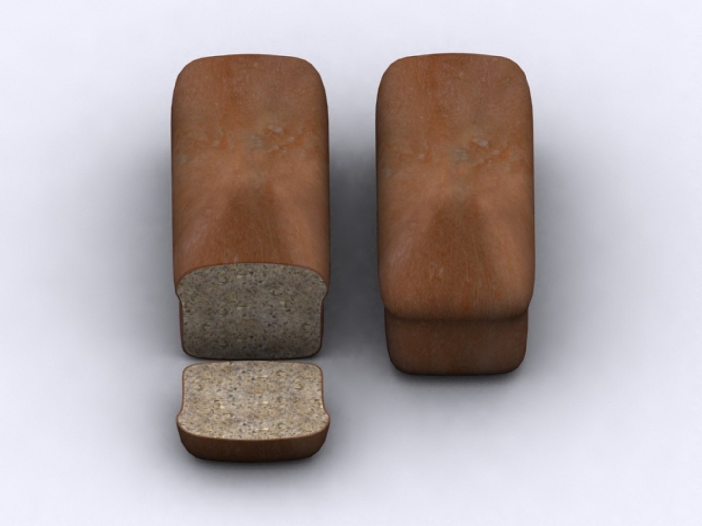 3d Model Bread Loaf