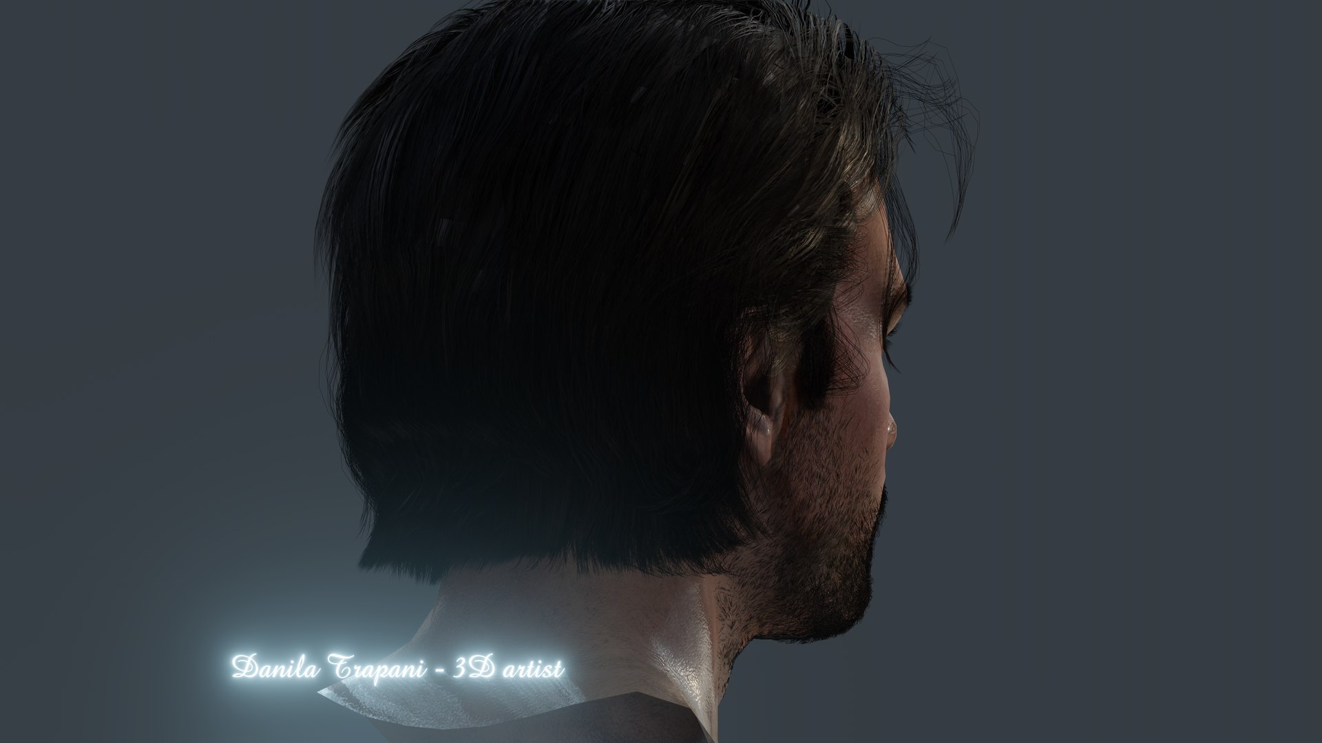 3D Man With Bite And Blood - TurboSquid 1940507