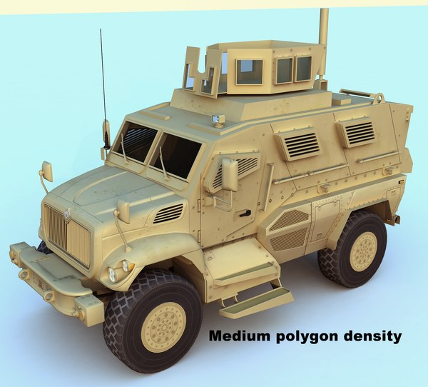 3d maxxpro mrap vehicle model