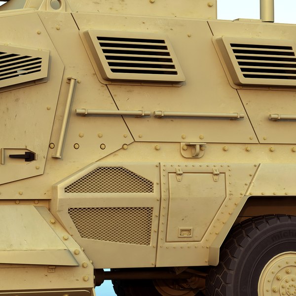 3d maxxpro mrap vehicle model