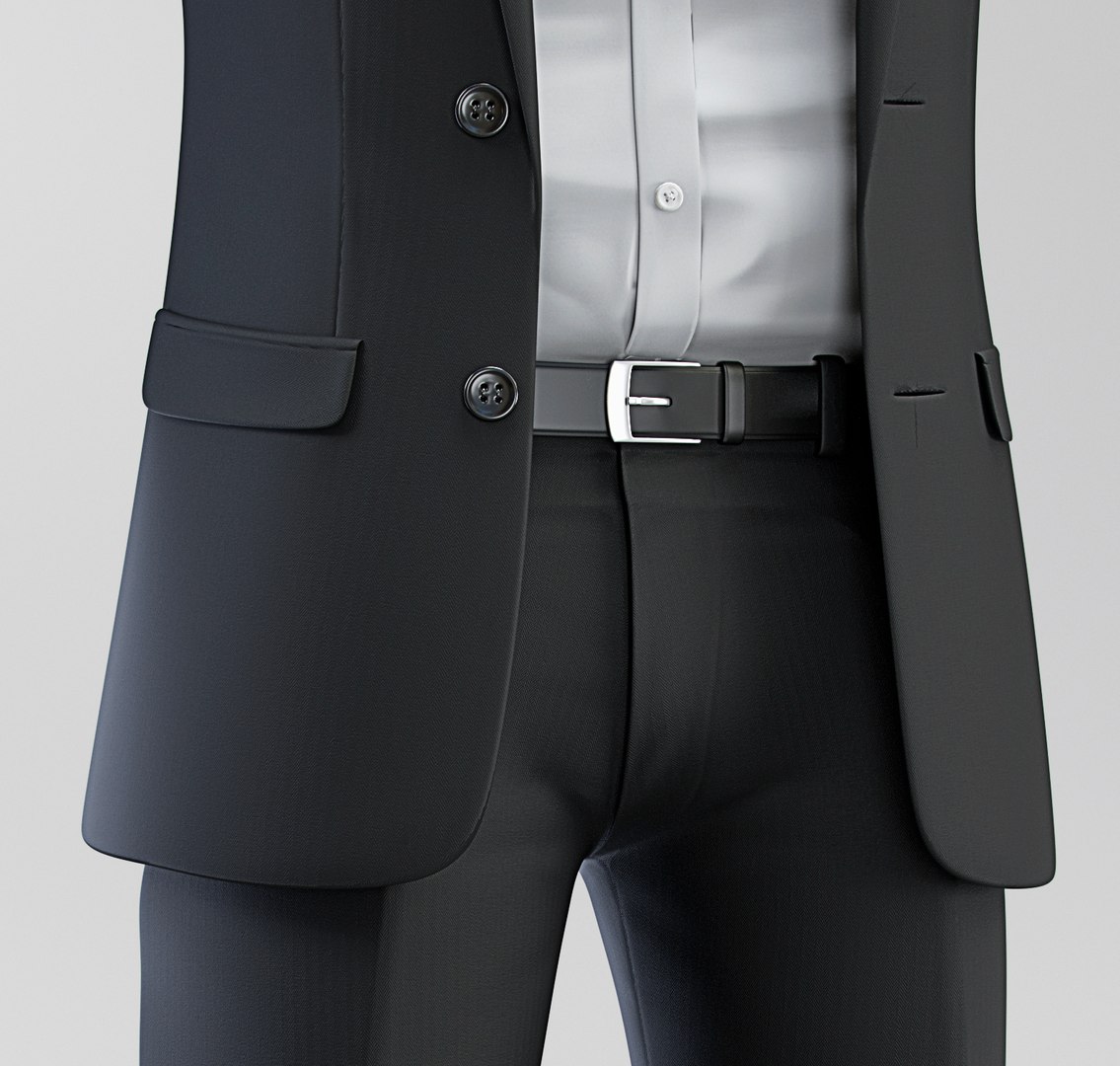 3D Men Suit Model - TurboSquid 1440669