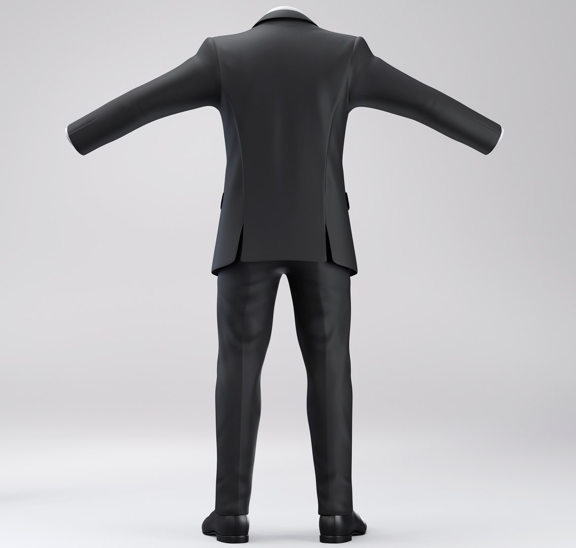 3D Men Suit Model - TurboSquid 1440669