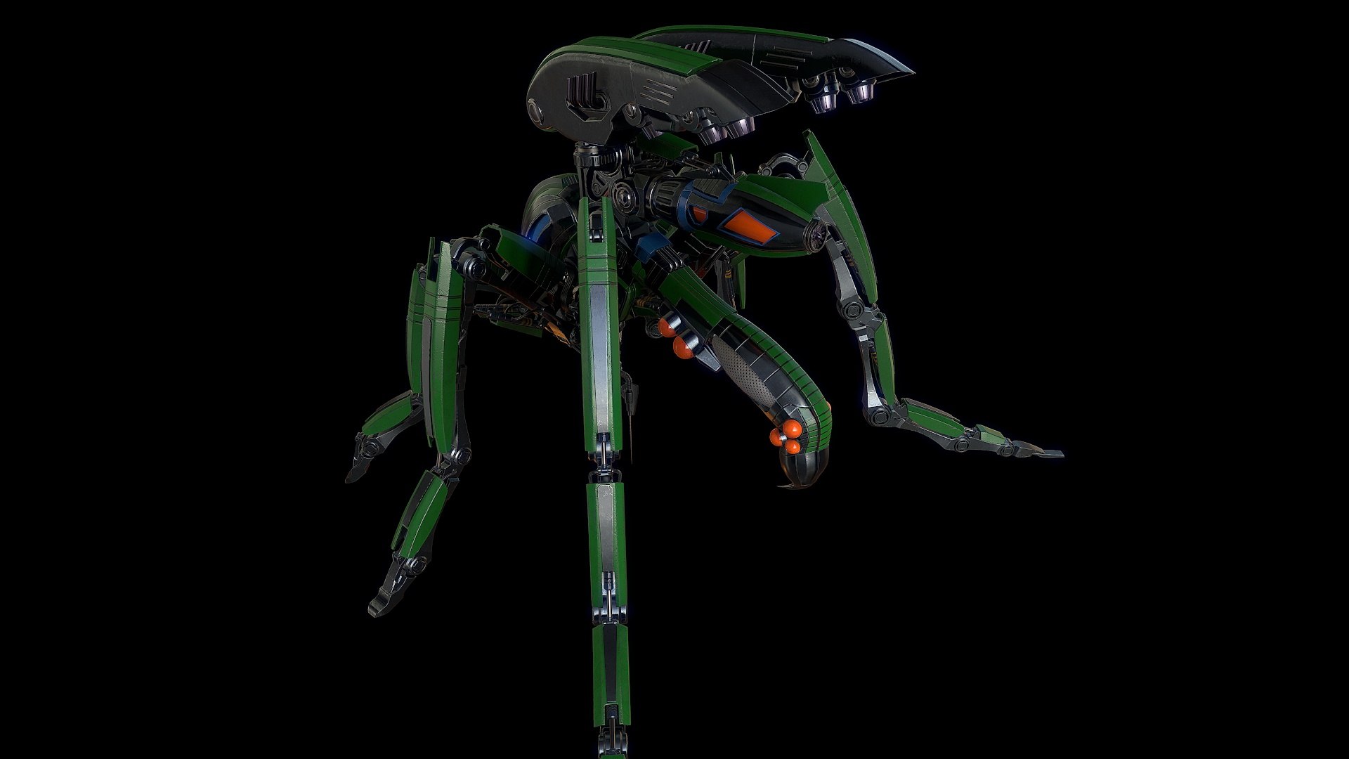 3D Model Animation Metallic - TurboSquid 1423057