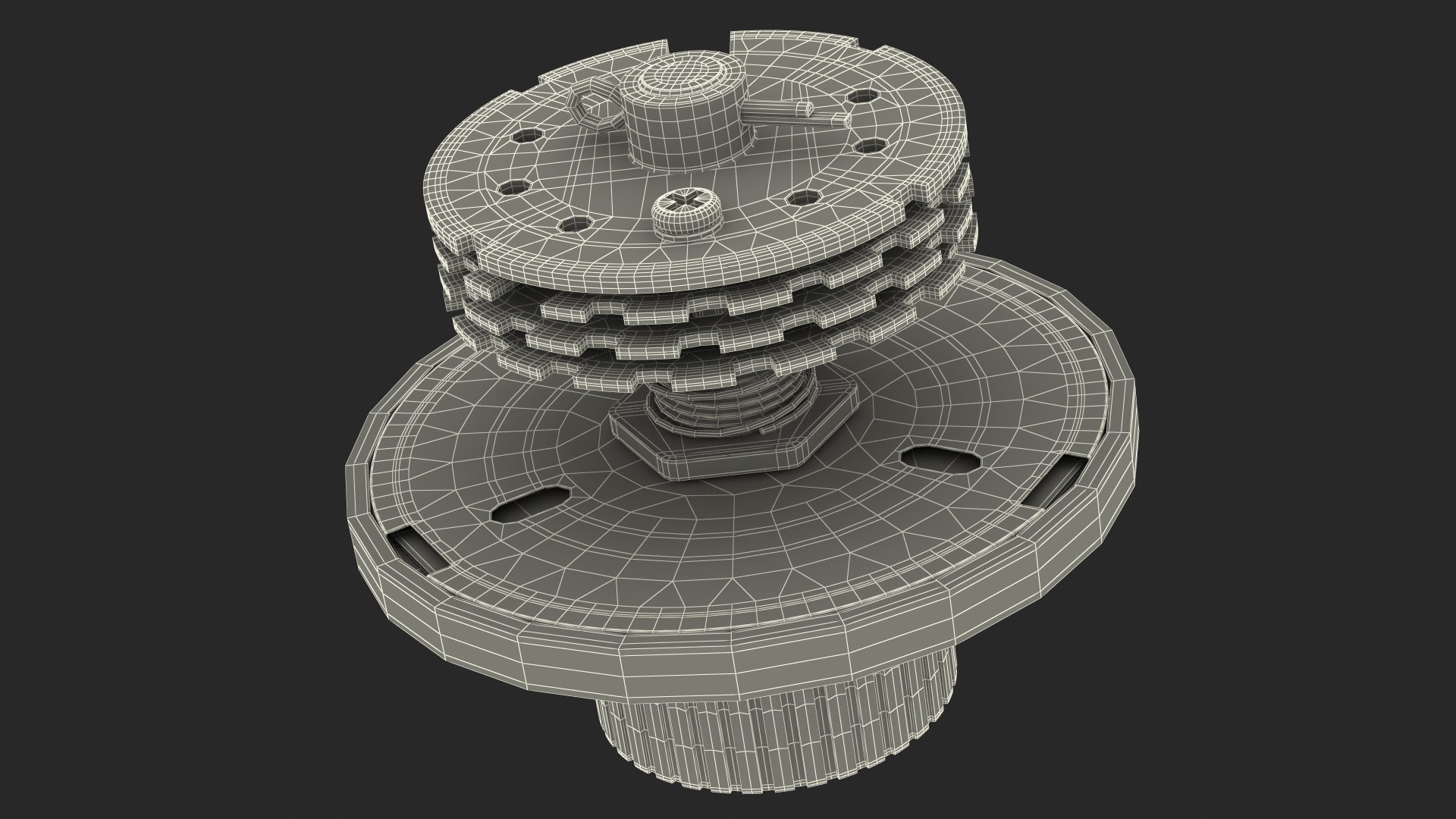 3D Vintage Mechanical Combination Lock - TurboSquid 1815191