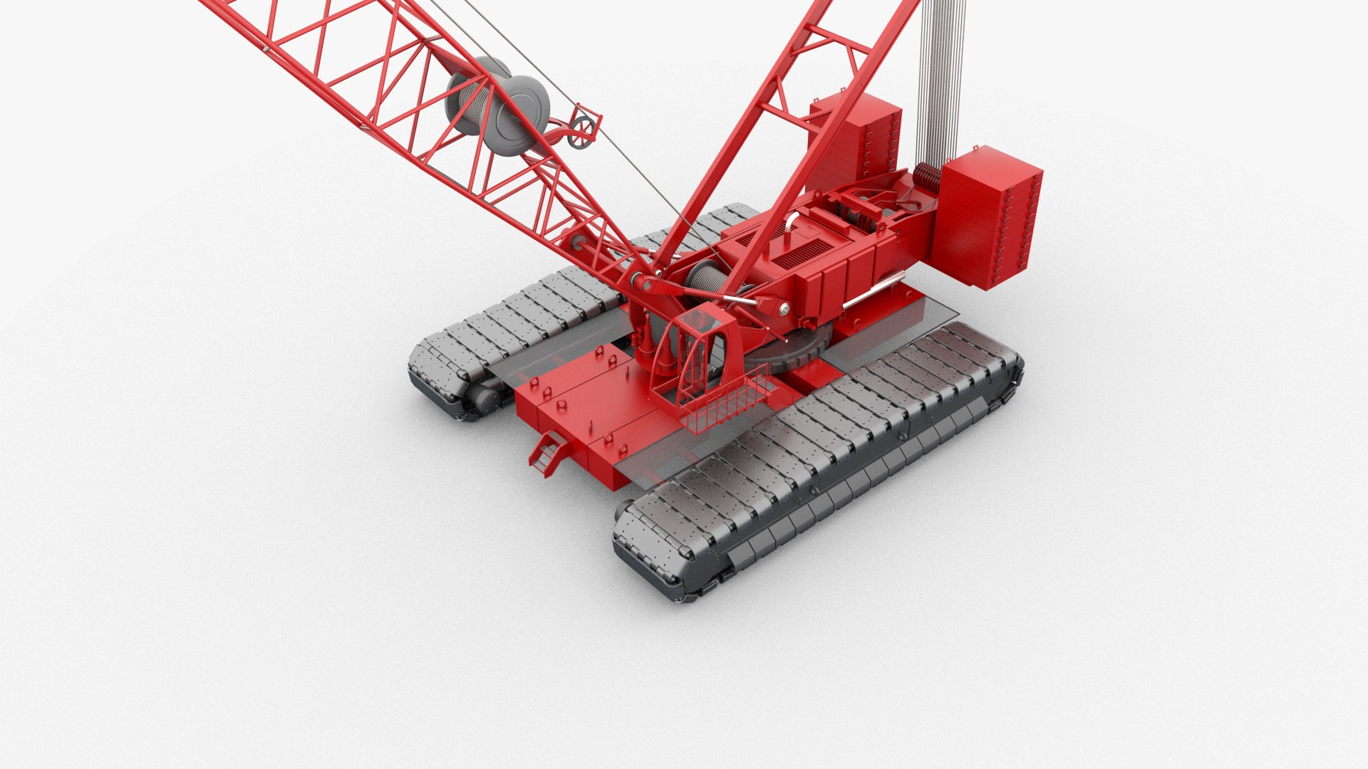 3D Model Crawler Crane 200 - TurboSquid 1670013