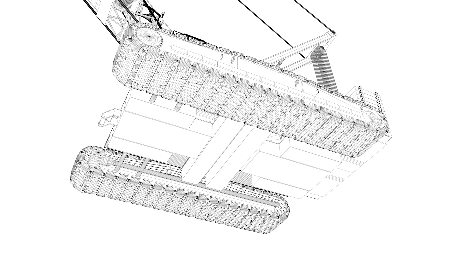 3D Model Crawler Crane 200 - TurboSquid 1670013
