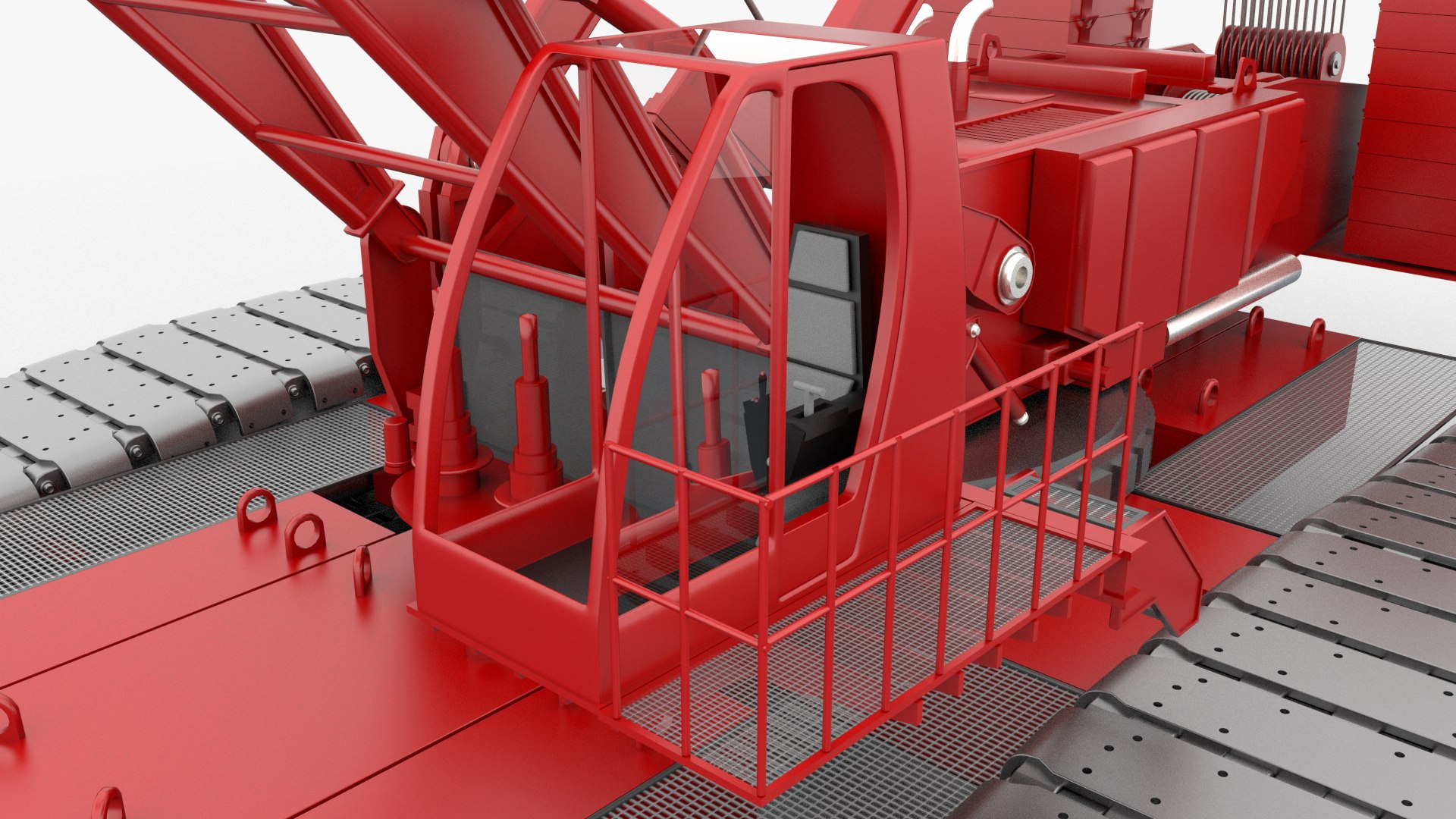 3D Model Crawler Crane 200 - TurboSquid 1670013