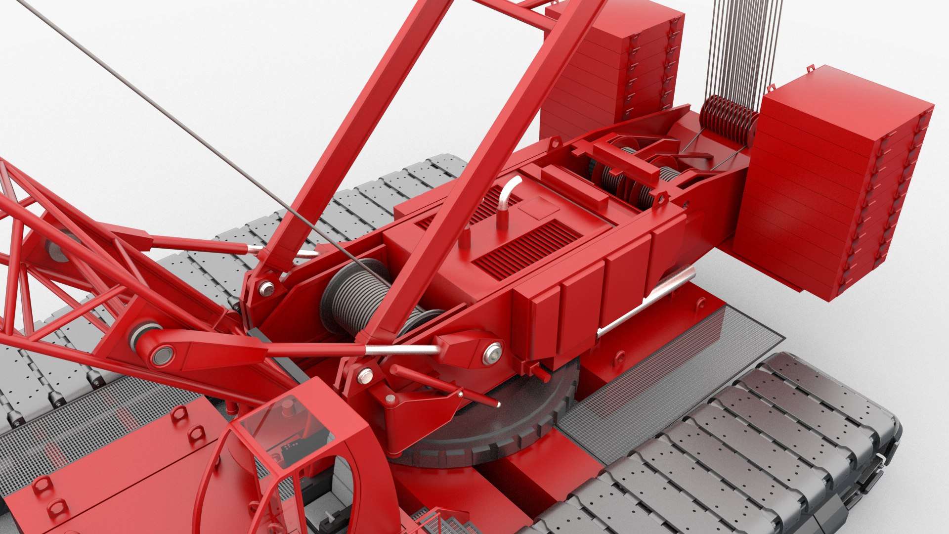 3D Model Crawler Crane 200 - TurboSquid 1670013