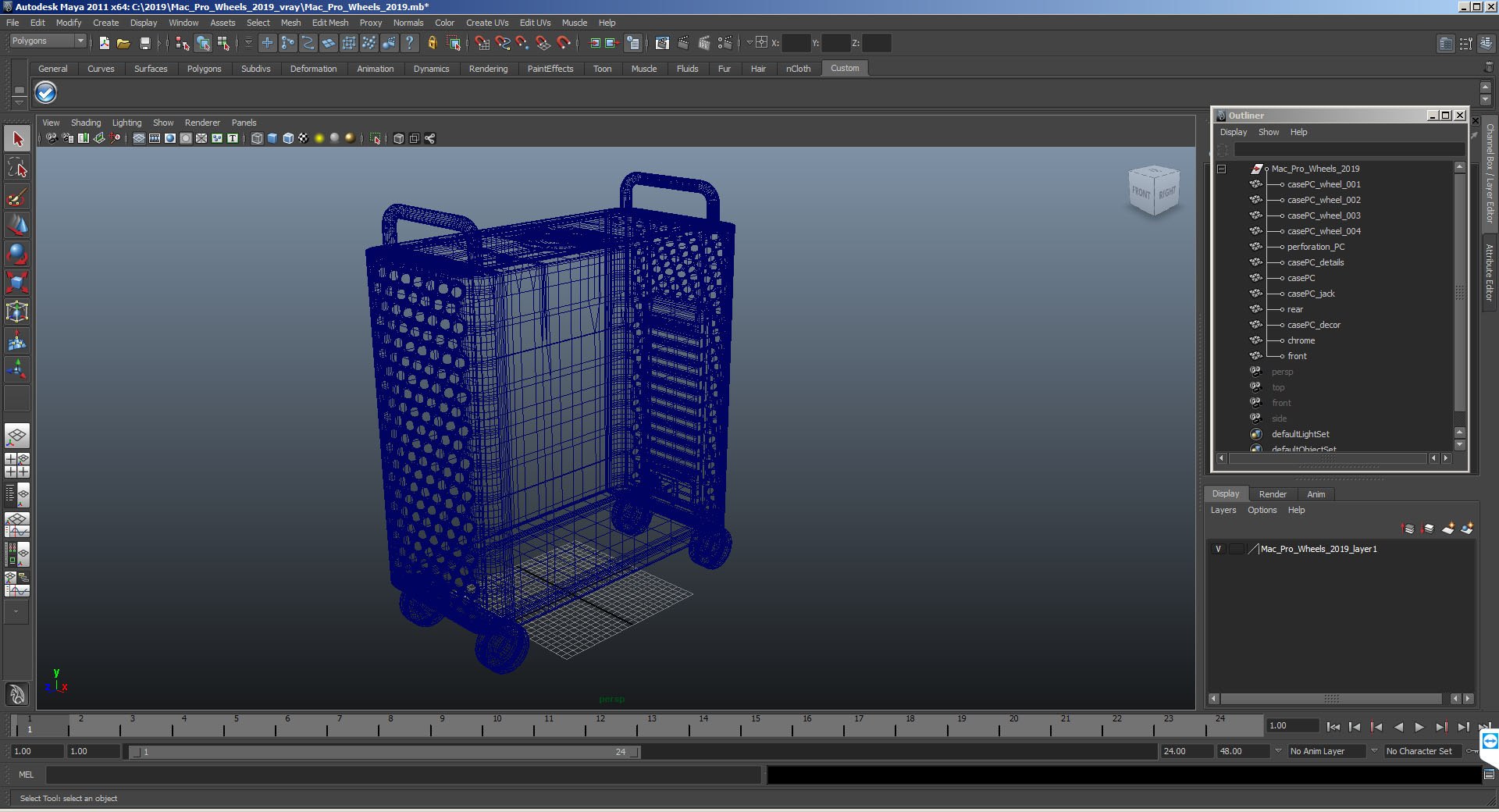 Mac Pro Wheels 2019 3D Model - TurboSquid 1424460