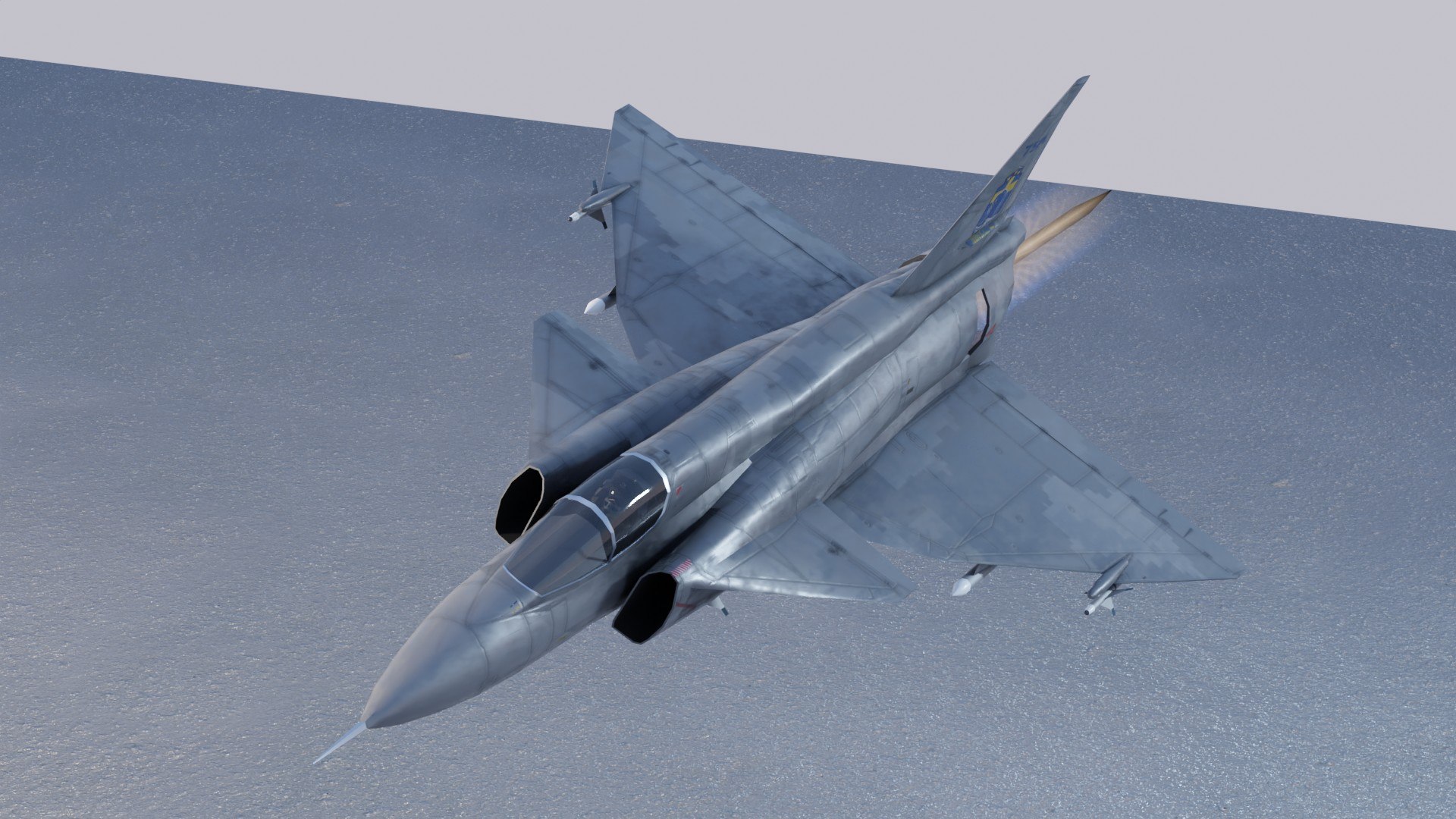 Saab JAS-37 Viggen 3D - TurboSquid 2072097