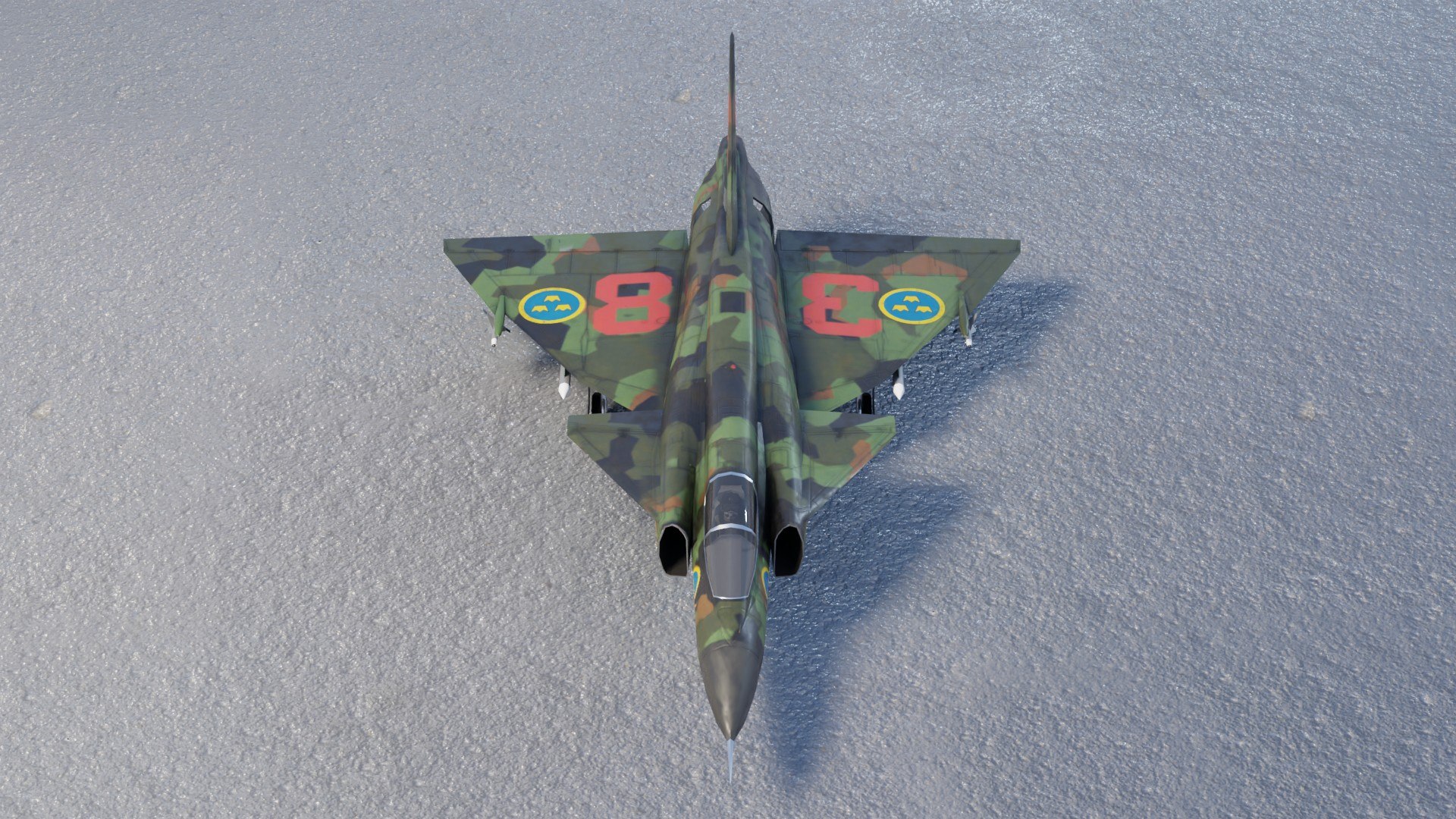 Saab JAS-37 Viggen 3D - TurboSquid 2072097