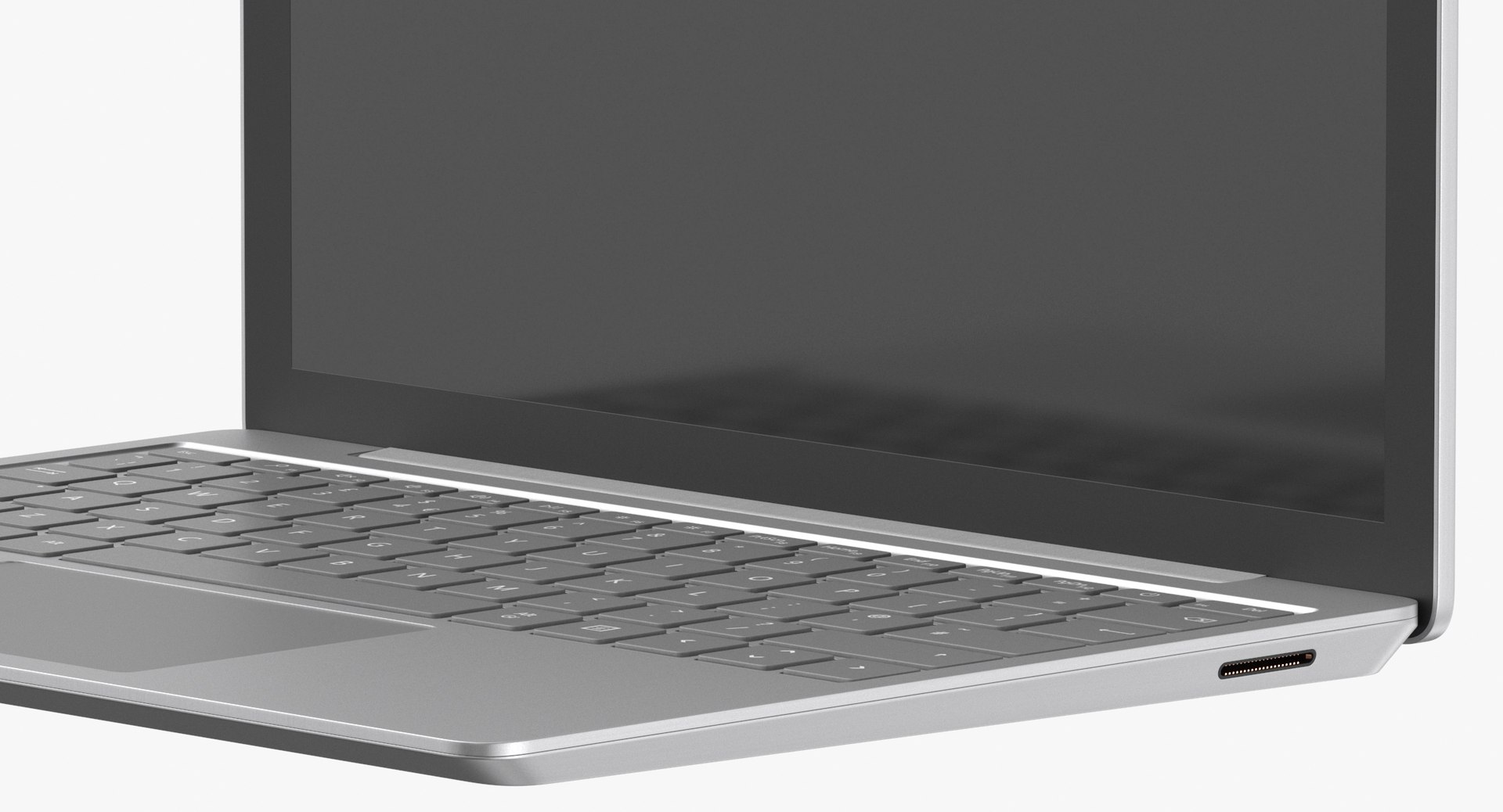 3D Computer Laptop Type 02 Device and Box Clean and Generic Label model ...