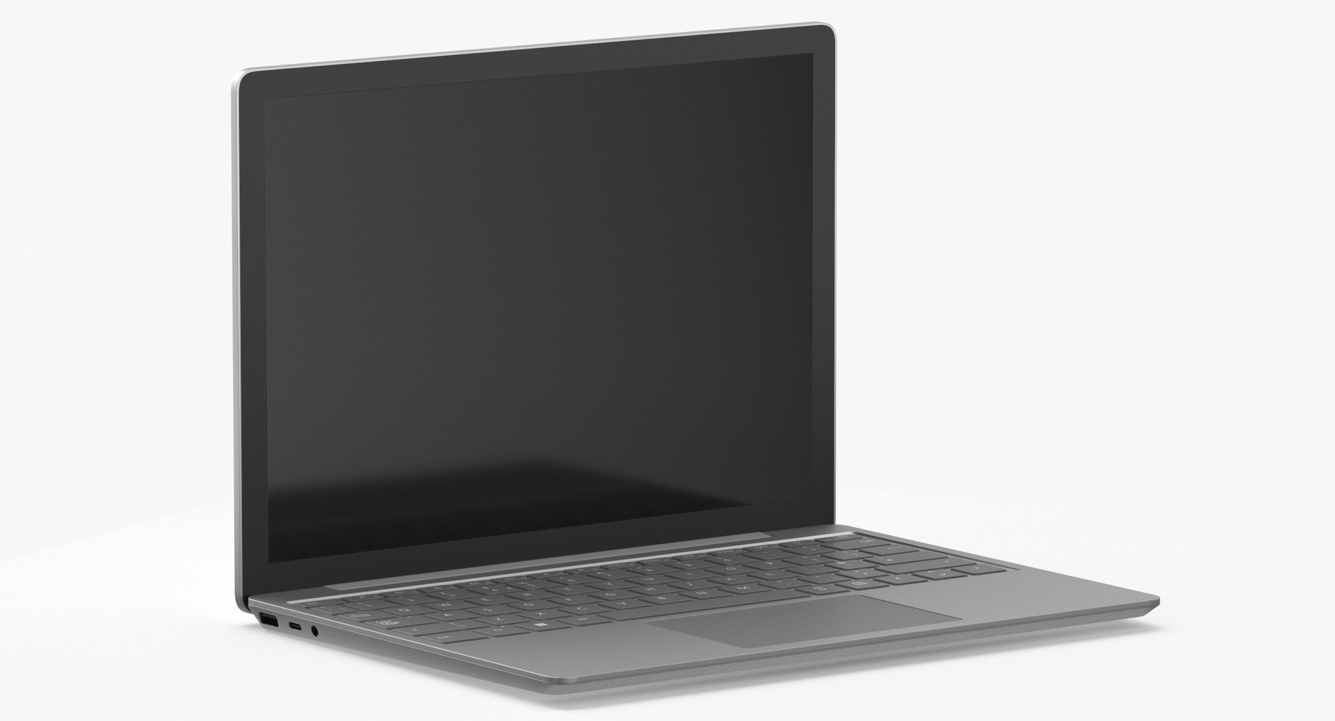 3D Computer Laptop Type 02 Device And Box Clean And Generic Label Model ...