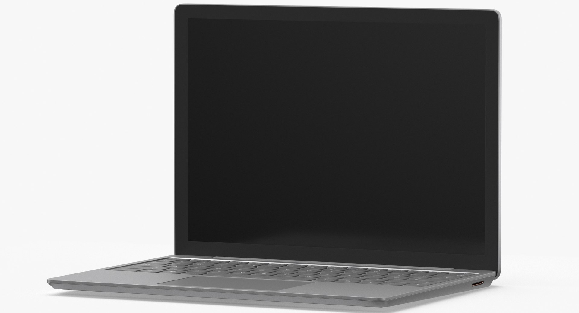 3D Computer Laptop Type 02 Device And Box Clean And Generic Label Model ...