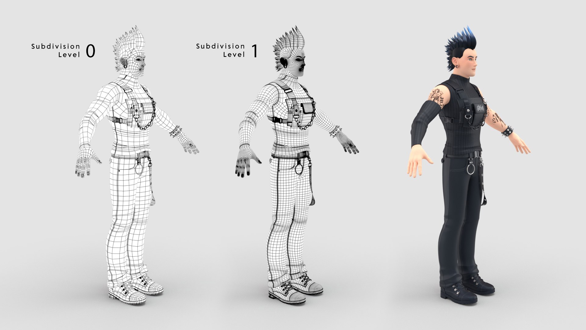 3D Punk Jason - TurboSquid 1986697