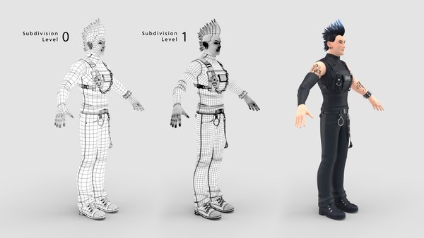 modelo 3d jason punk - TurboSquid 1986697