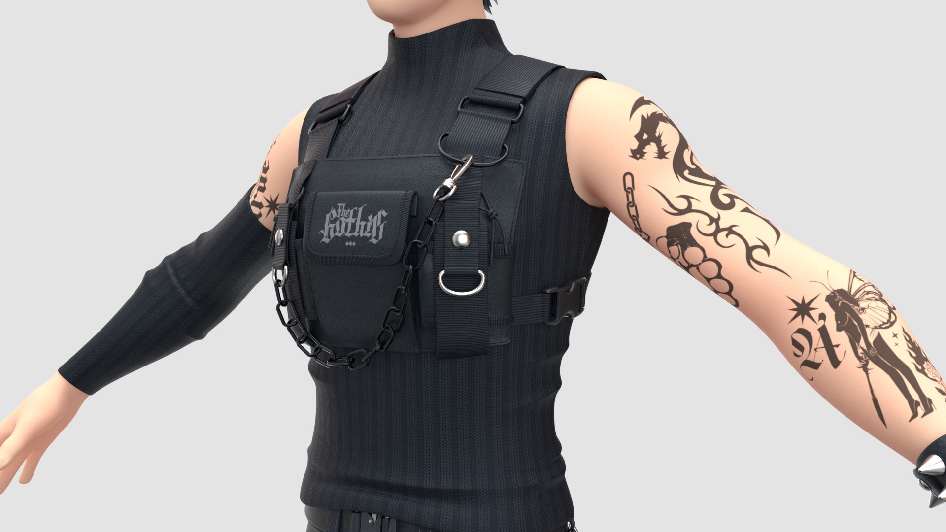 3D Punk Jason - TurboSquid 1986697