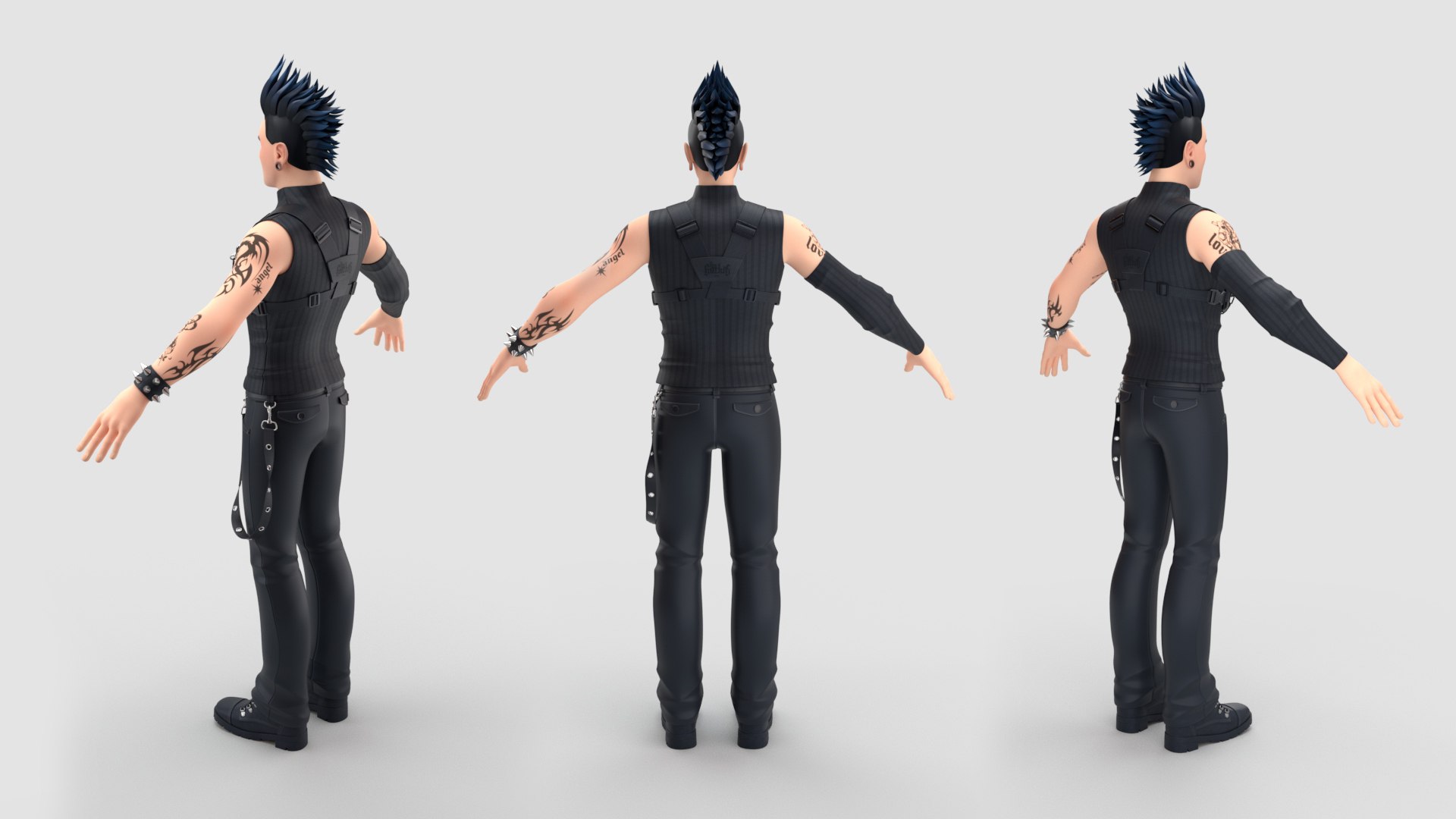 3D Punk Jason - TurboSquid 1986697
