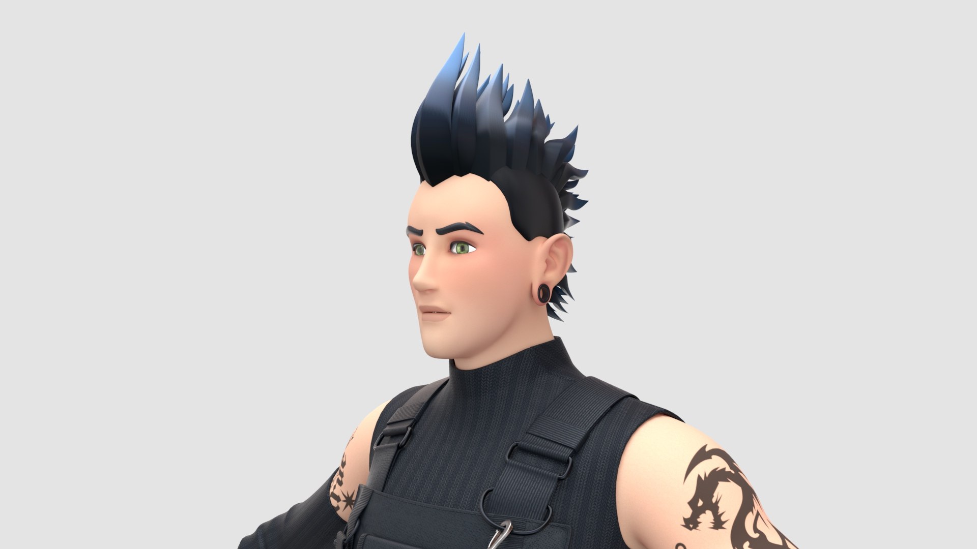 3D Punk Jason - TurboSquid 1986697