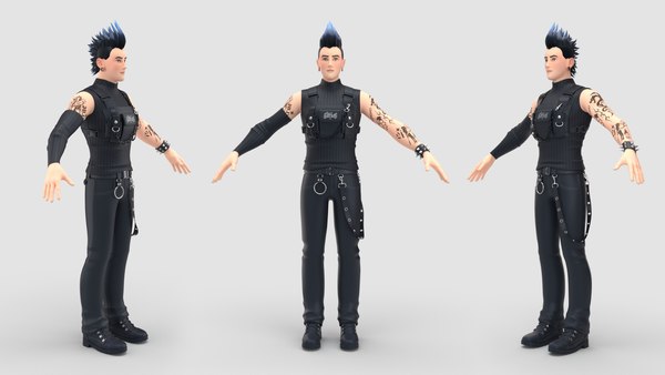 modelo 3d jason punk - TurboSquid 1986697