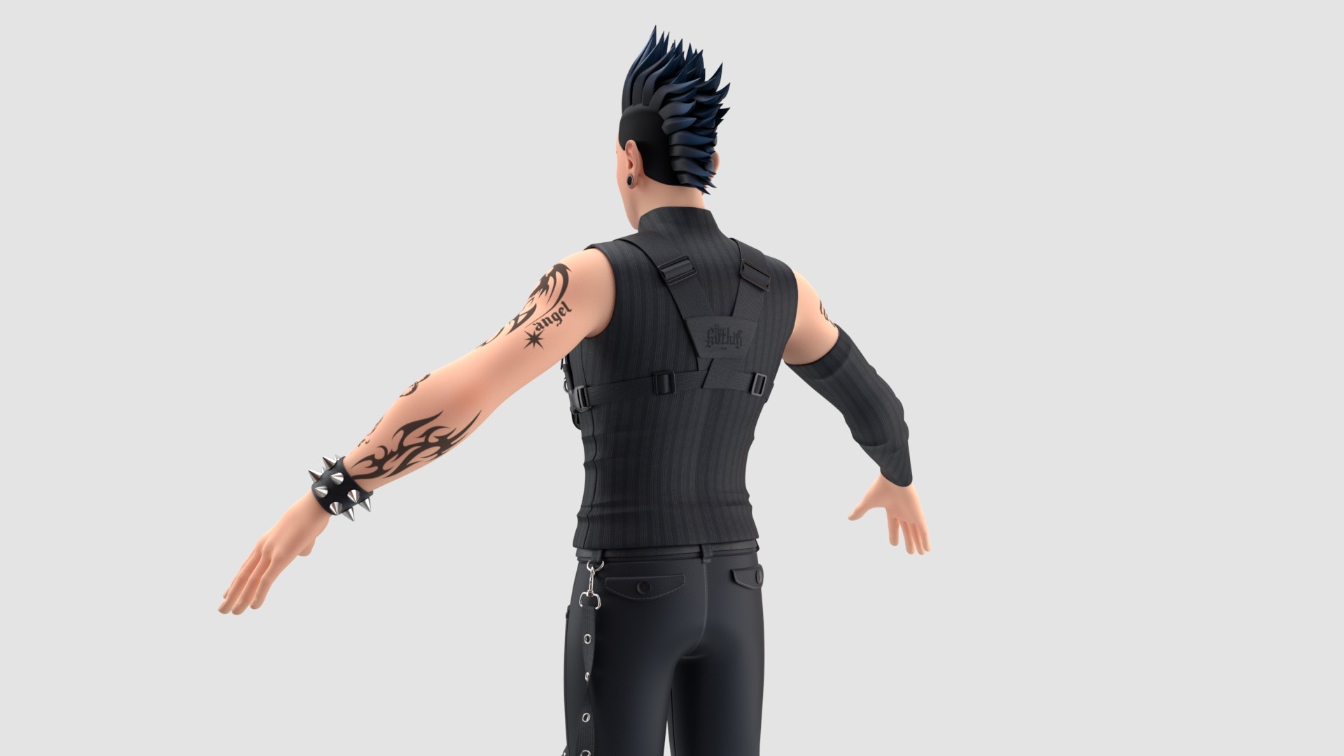 3D Punk Jason - TurboSquid 1986697