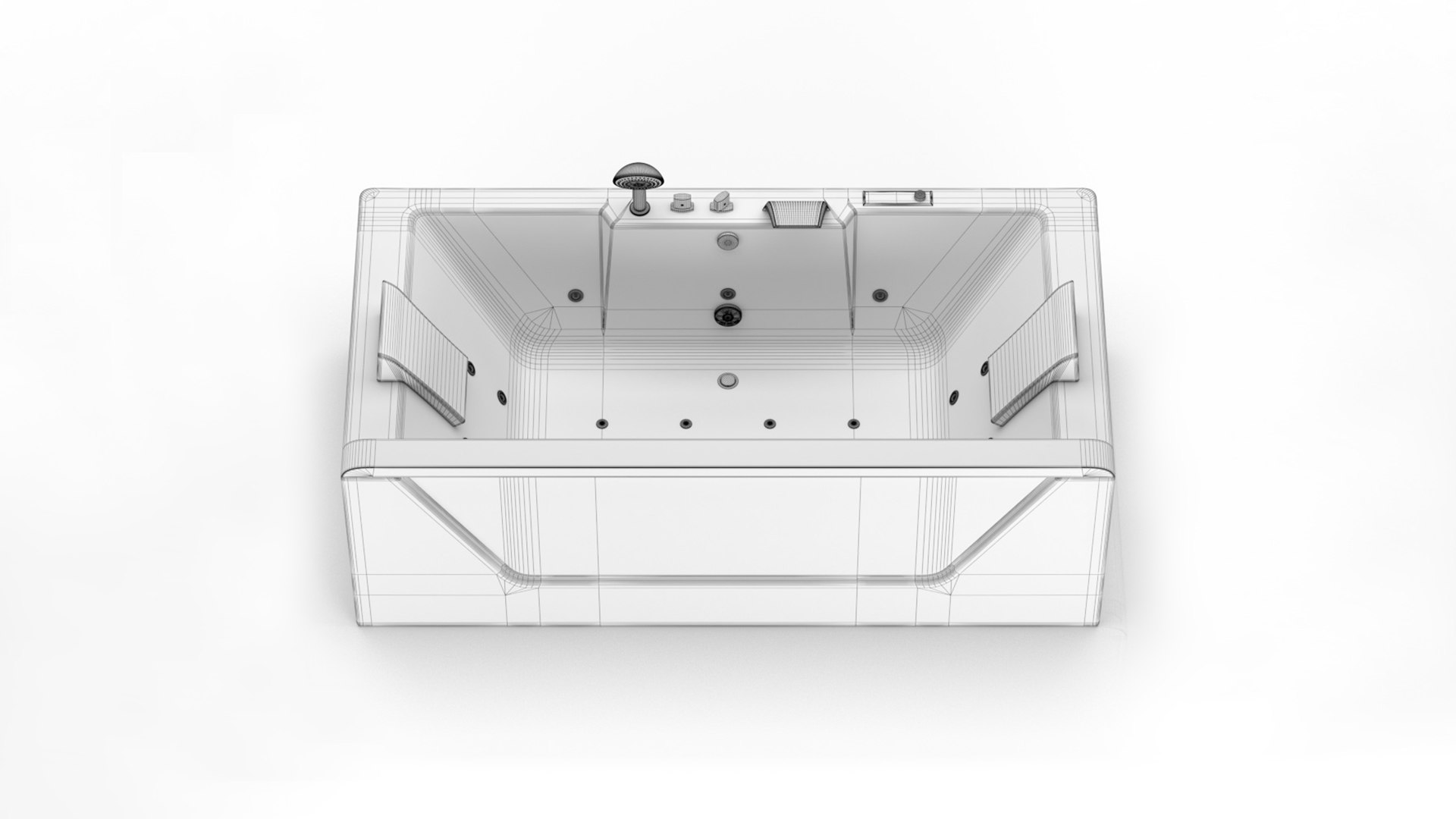 EAGO Whirlpool Tub 3D - TurboSquid 1836587