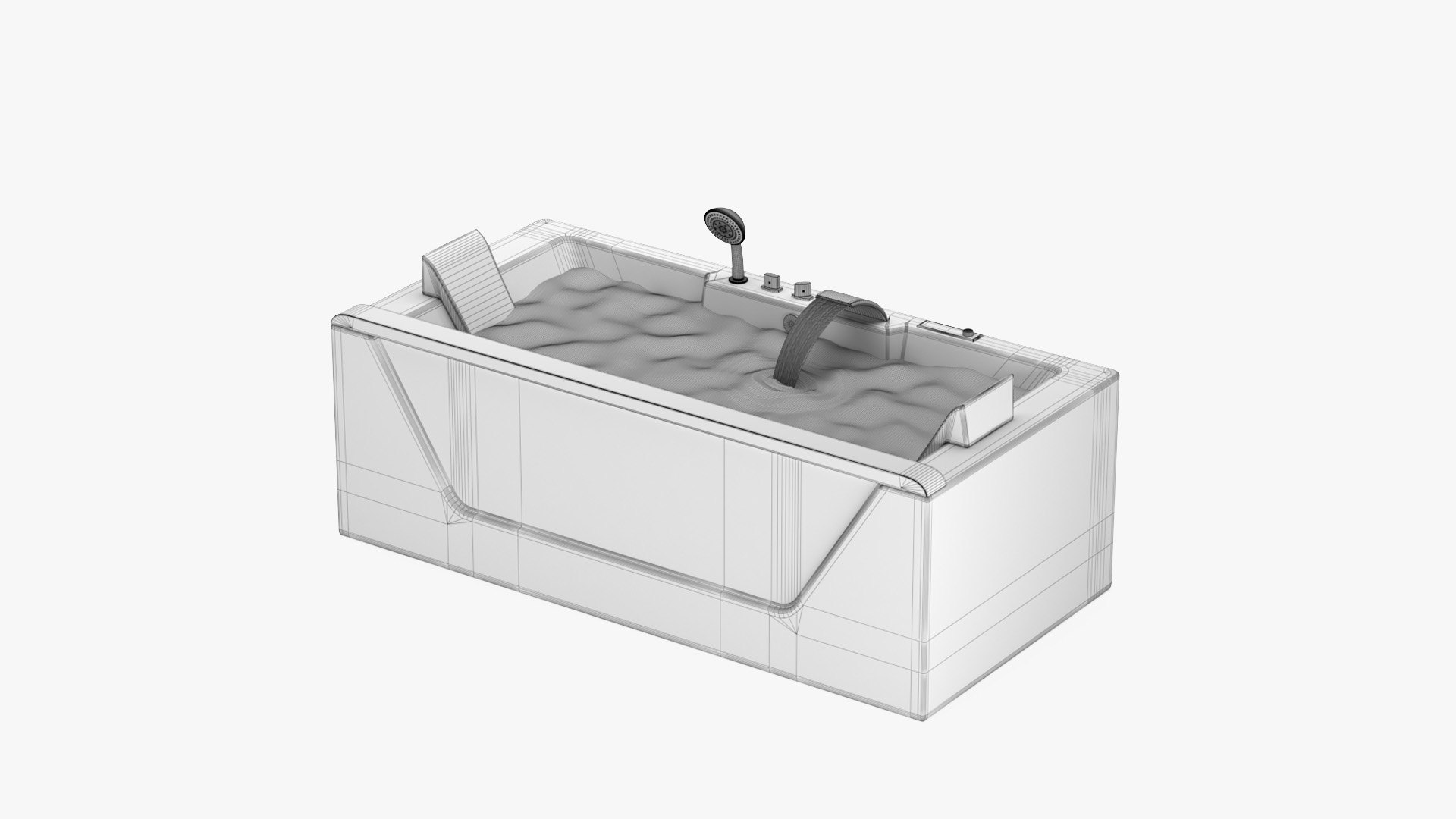 EAGO Whirlpool Tub 3D - TurboSquid 1836587