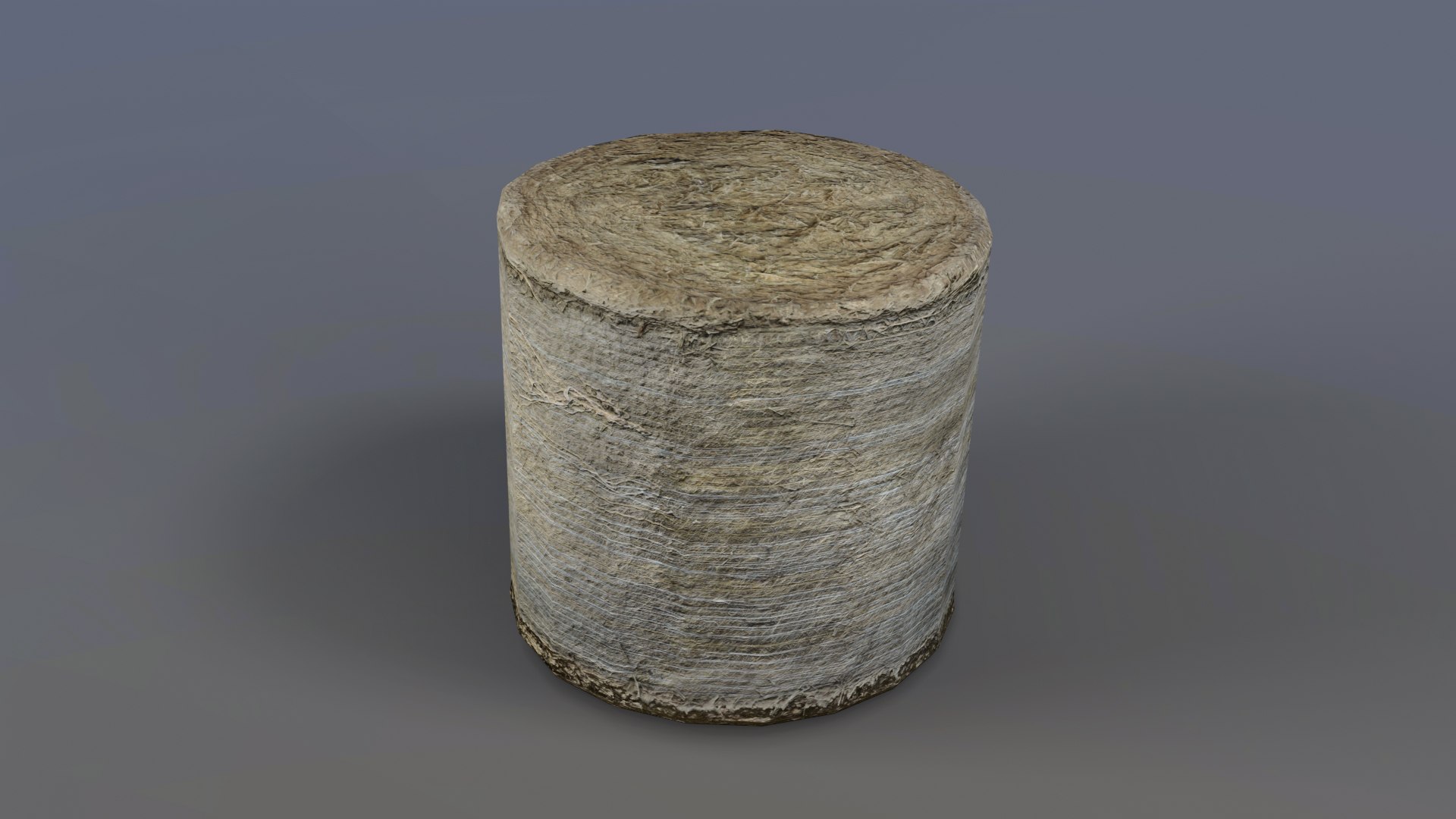 Hay Bale Round Low-poly PBR 3D Model - TurboSquid 2237272