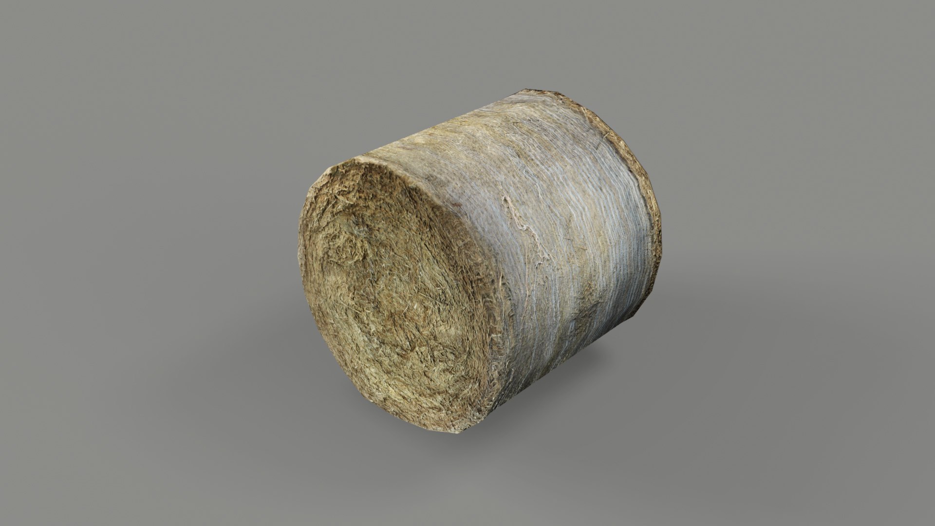 Hay Bale Round Low-poly PBR 3D Model - TurboSquid 2237272
