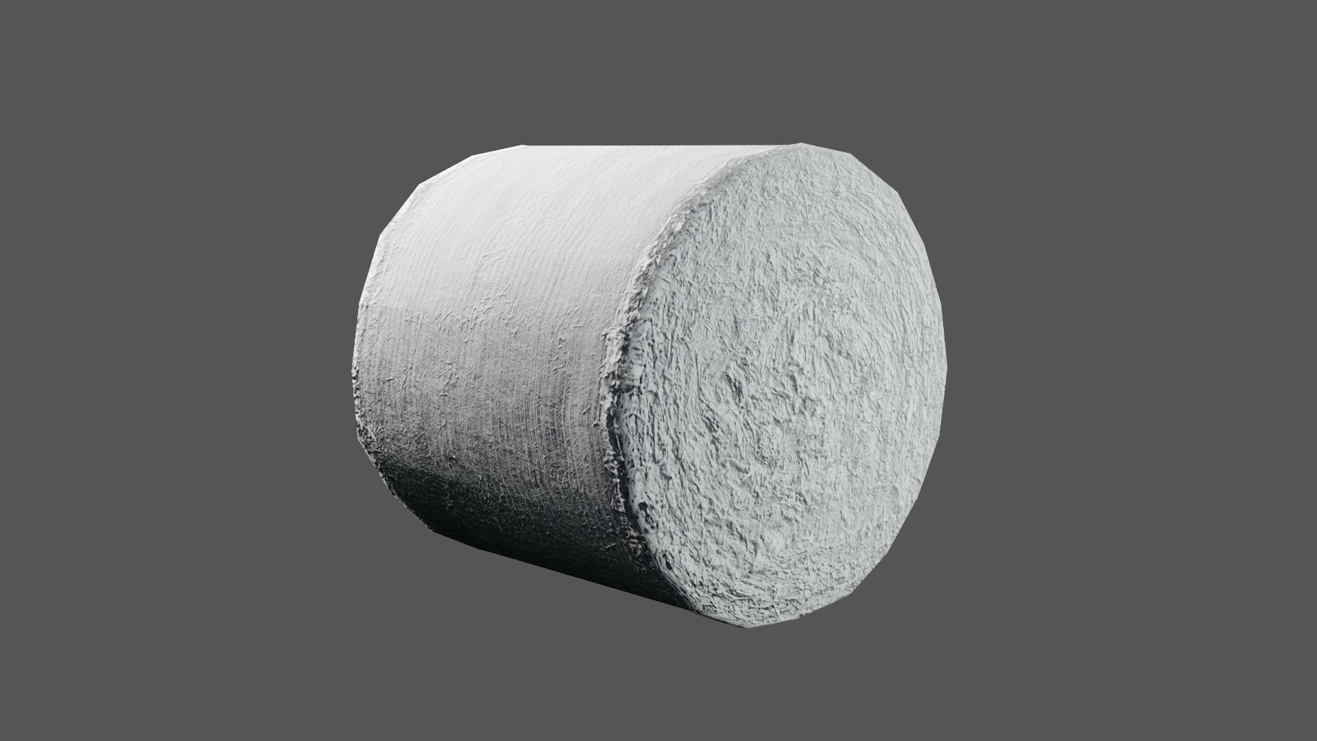 Hay Bale Round Low-poly PBR 3D Model - TurboSquid 2237272