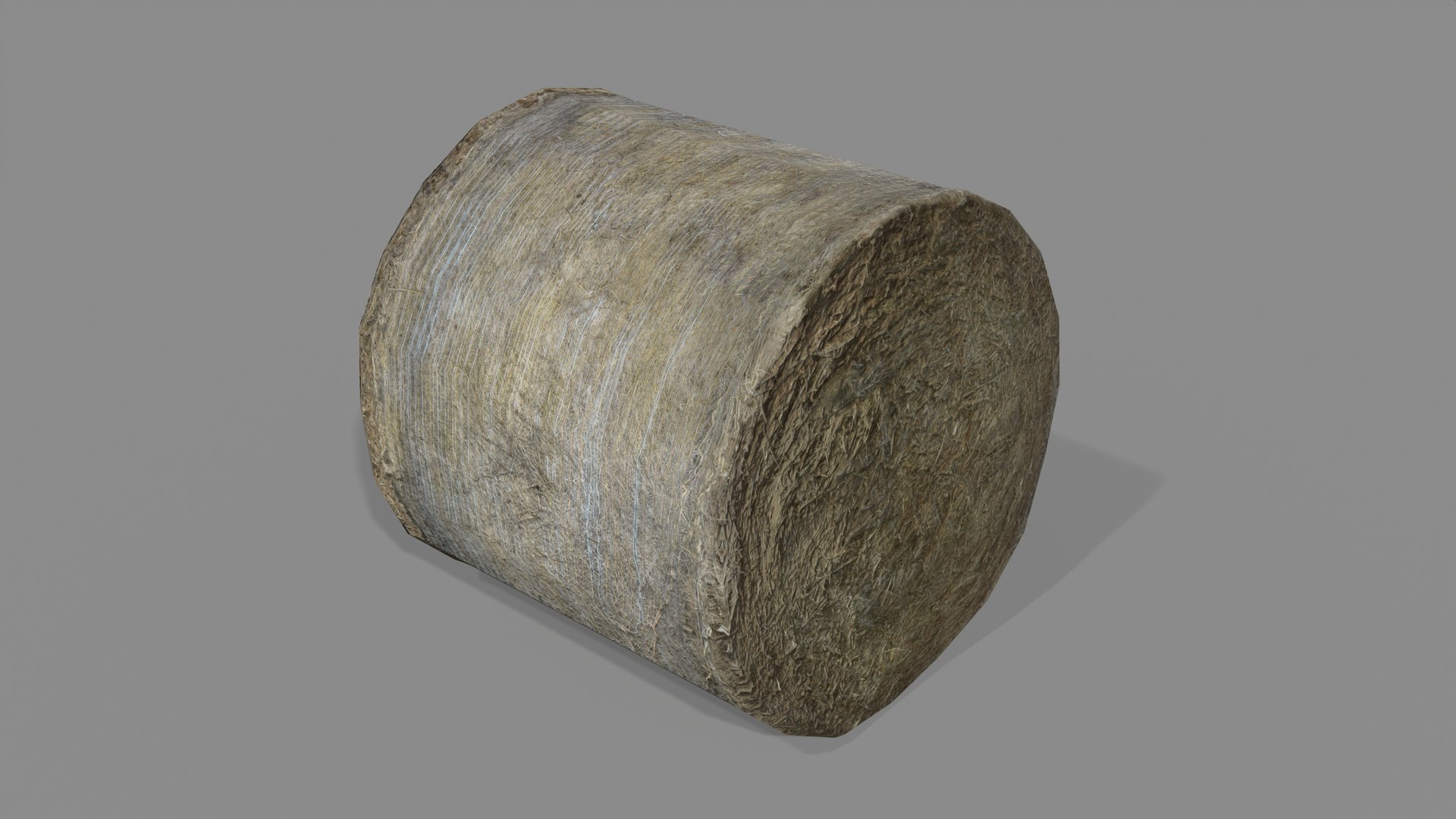 Hay Bale Round Low-poly PBR 3D Model - TurboSquid 2237272